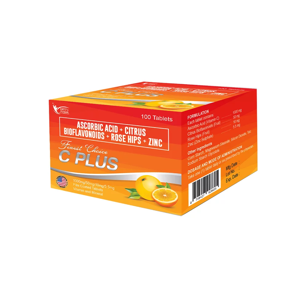 BRTJ FORMULA FINEST CHOICE C PLUS Ascorbic Acid / Citrus Bioflavonoids ...